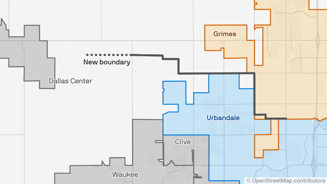 New boundary line in Des Moines metro's may signal growth ahead - Axios ...