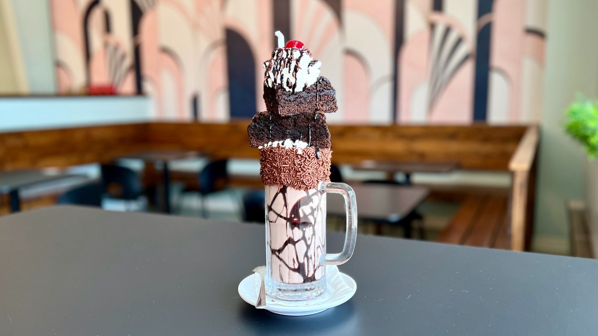 We had no regrets after trying this $20 chocolate milkshake - Axios Richmond