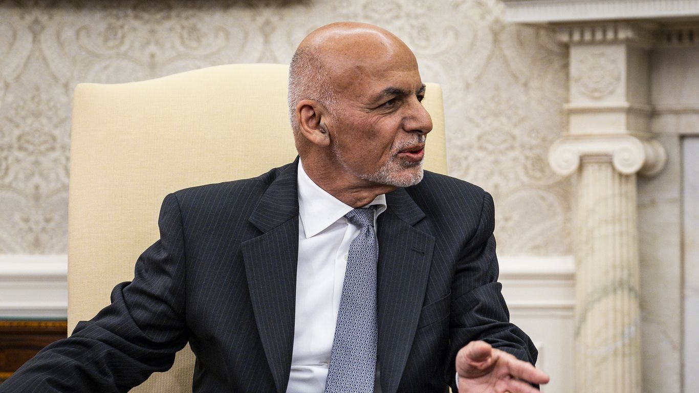 Ghani says he fled Afghanistan to avert Taliban killing, denies taking ...