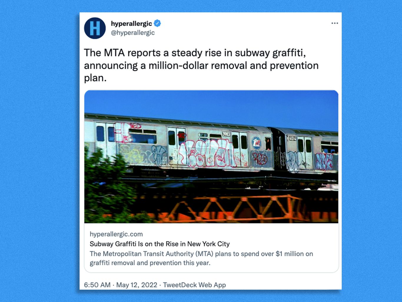 Clean Subway Graffiti