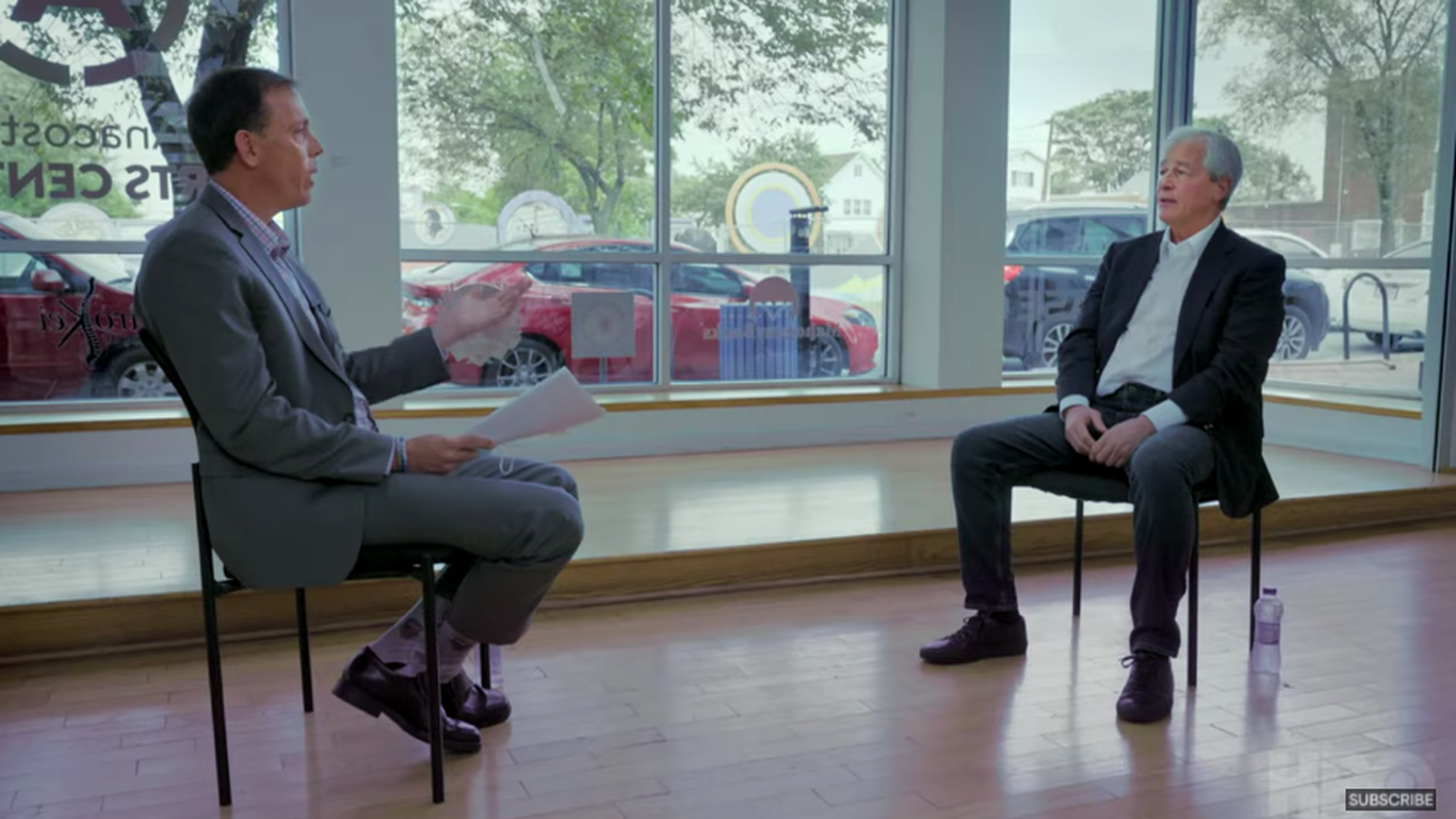 "Axios on HBO" interviews JPMorgan Chairman and CEO Jamie Dimon