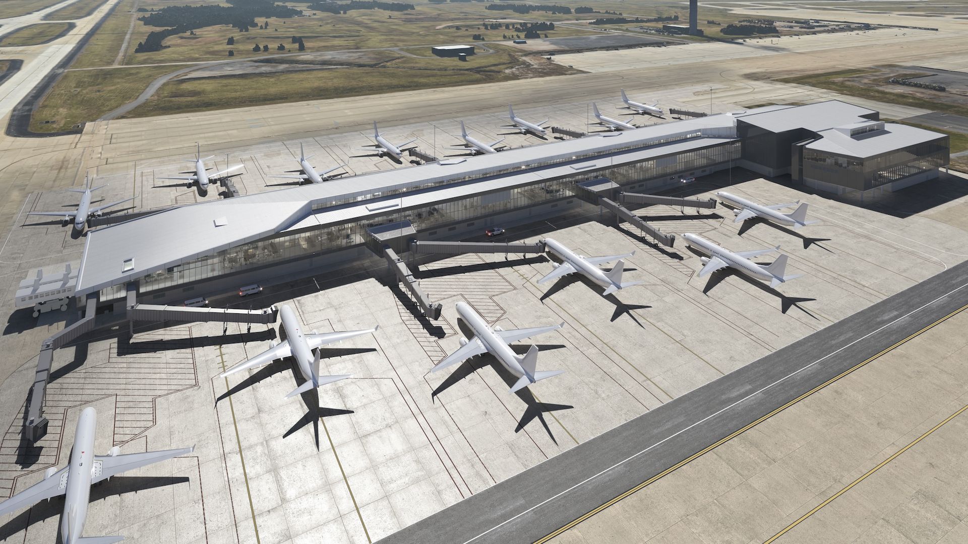 United adds new Dulles Airport terminal, more direct flights - Axios ...