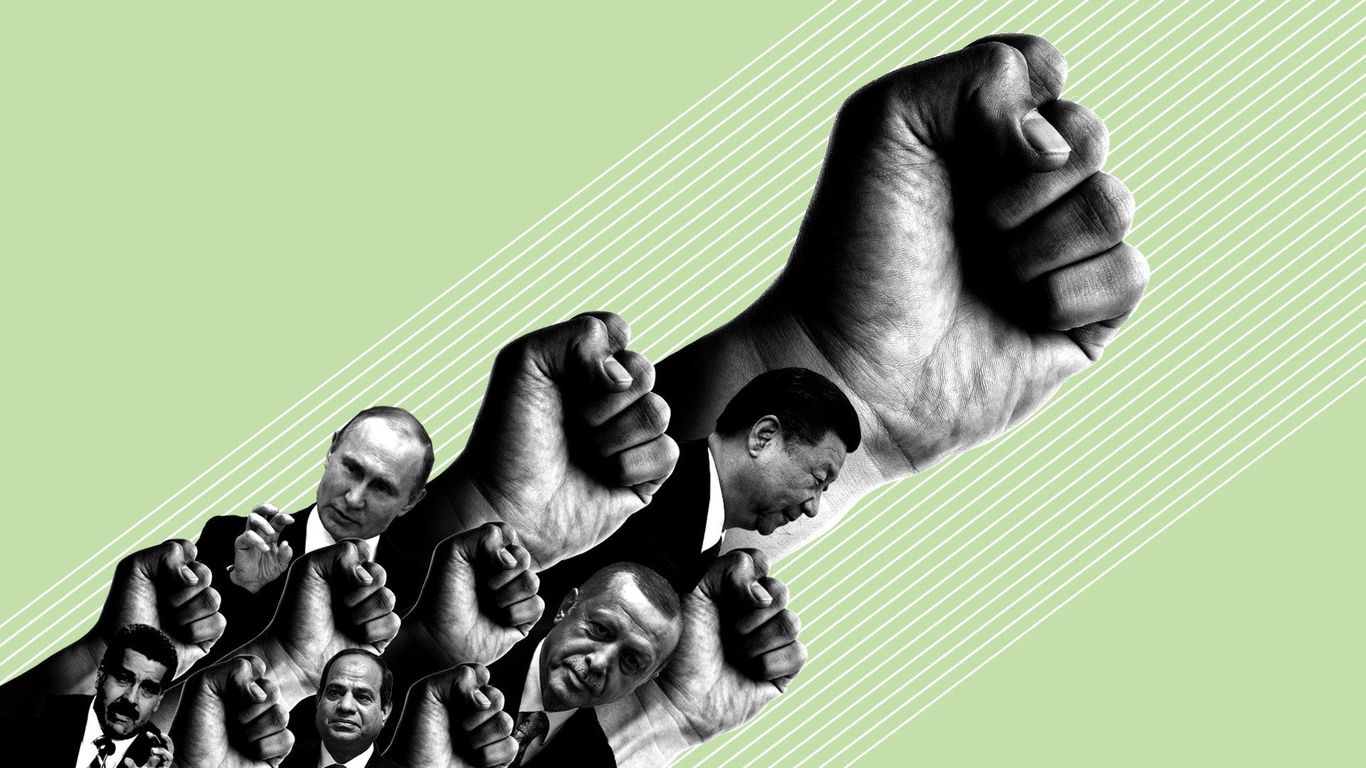 Where democracy is rising and falling