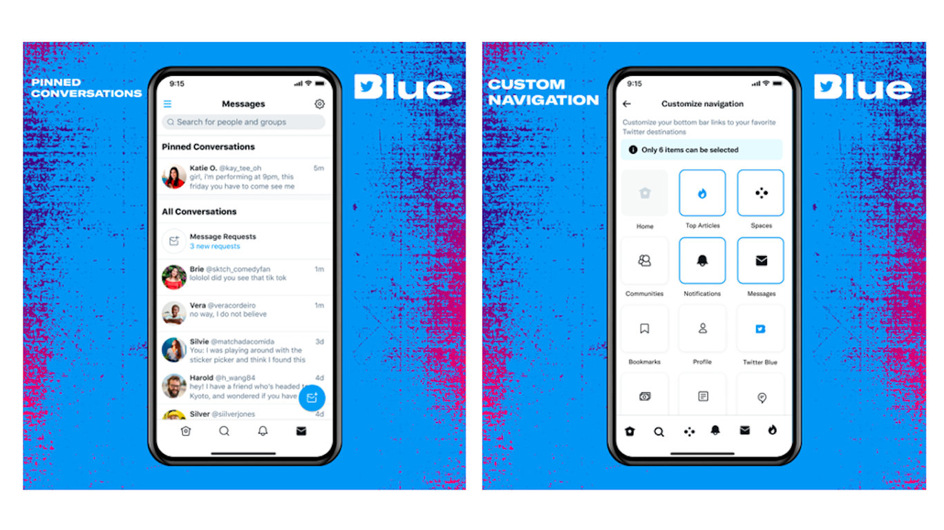 Twitter launches "Twitter Blue" subscription in the US