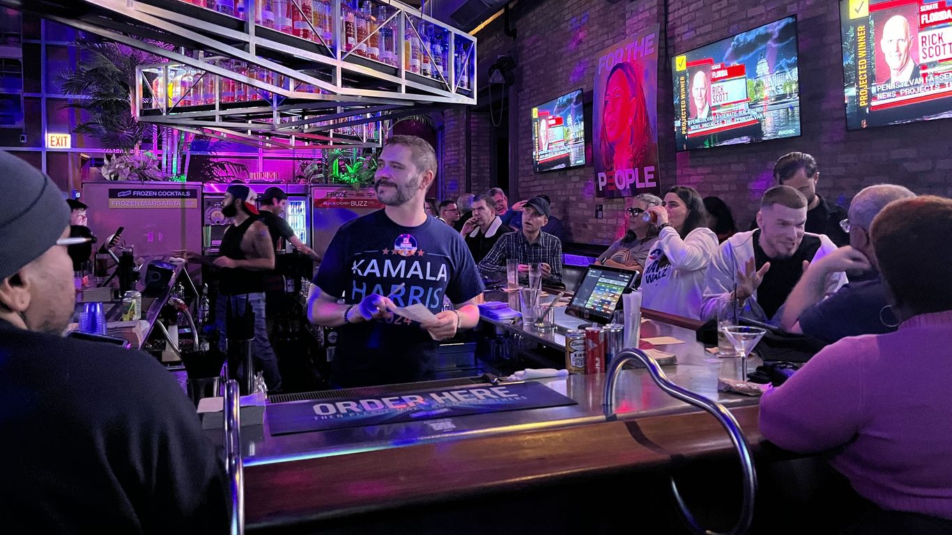 In photos: Chicago's 2024 election night - Axios Chicago