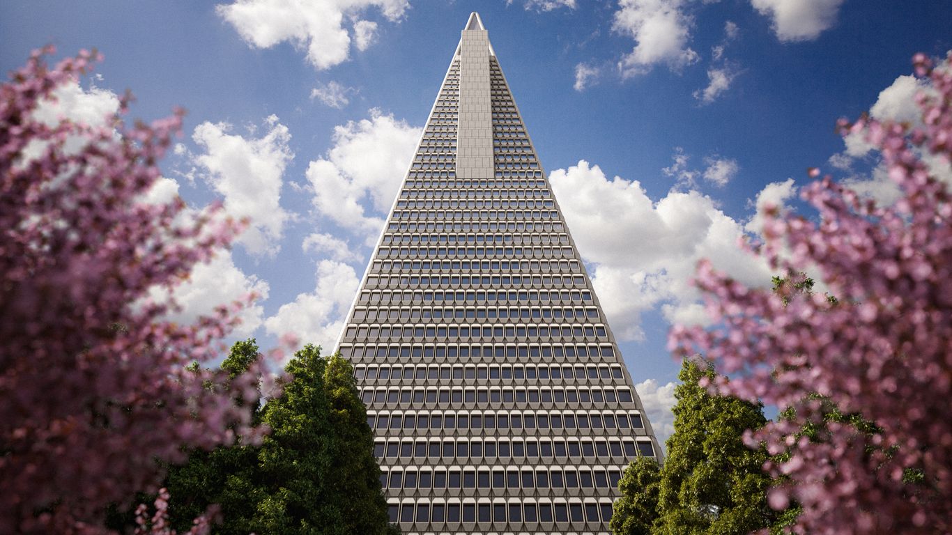 Transamerica Pyramid renovation aims to revitalize downtown - Axios San ...