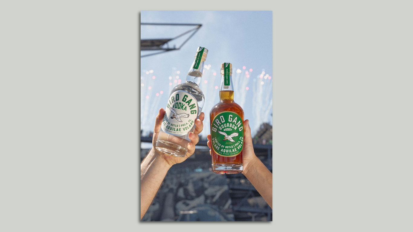 New Eagles vodka, whiskey Bird Gang Spirits debut in Philadelphia with ...