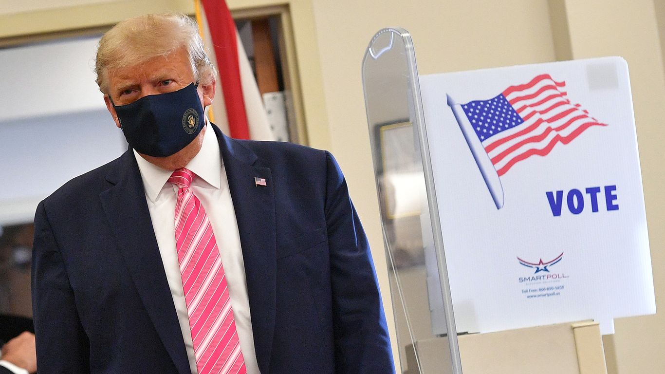 Trump casts ballot in Florida ahead of massive campaign weekend