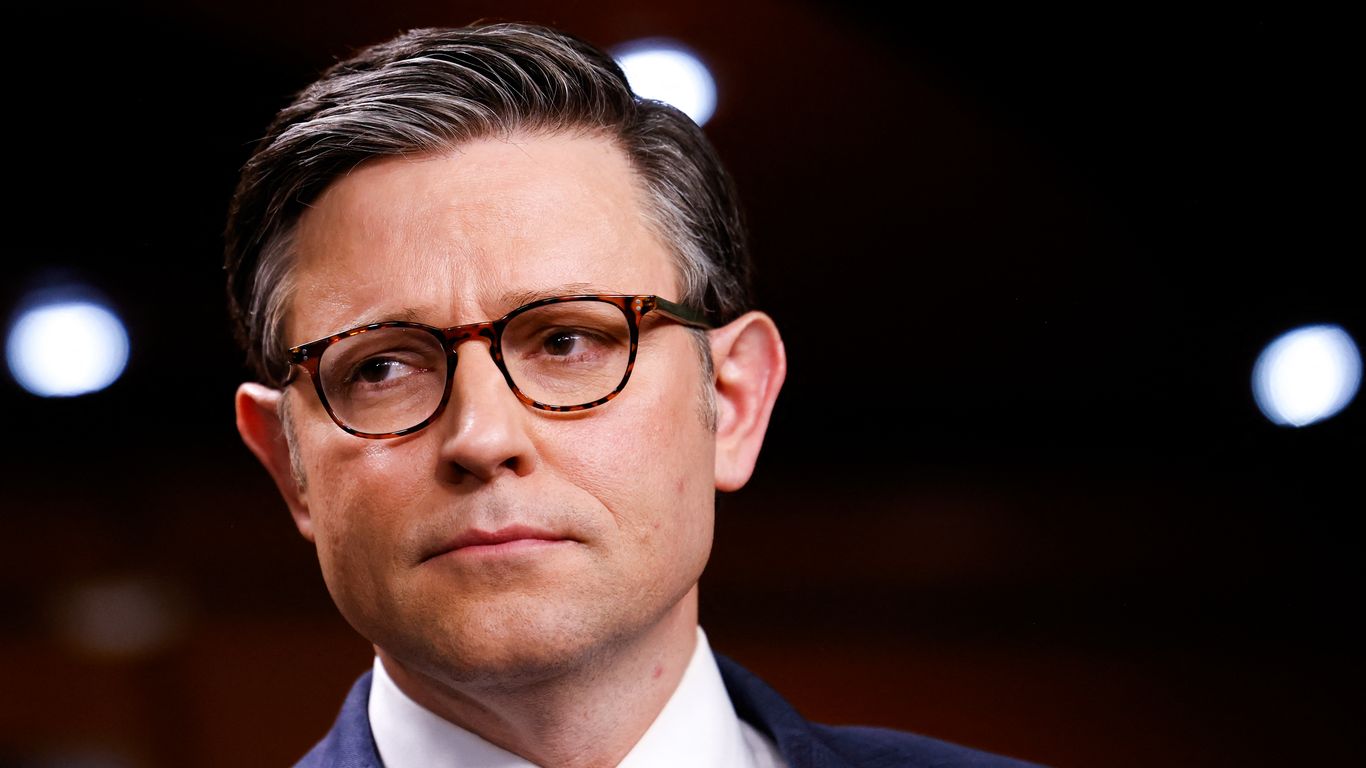 Mike Johnson easily survives ouster attempt from Marjorie Taylor Greene