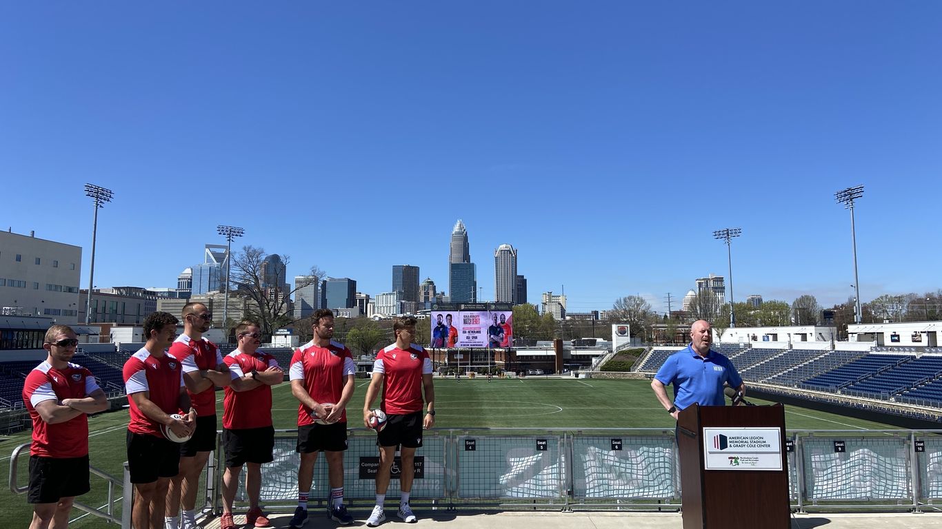 Red, white, blue and rugby - Axios Charlotte