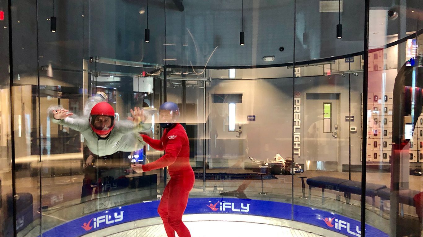 Go inside: iFLY, a modern indoor skydiving facility, now open near ...