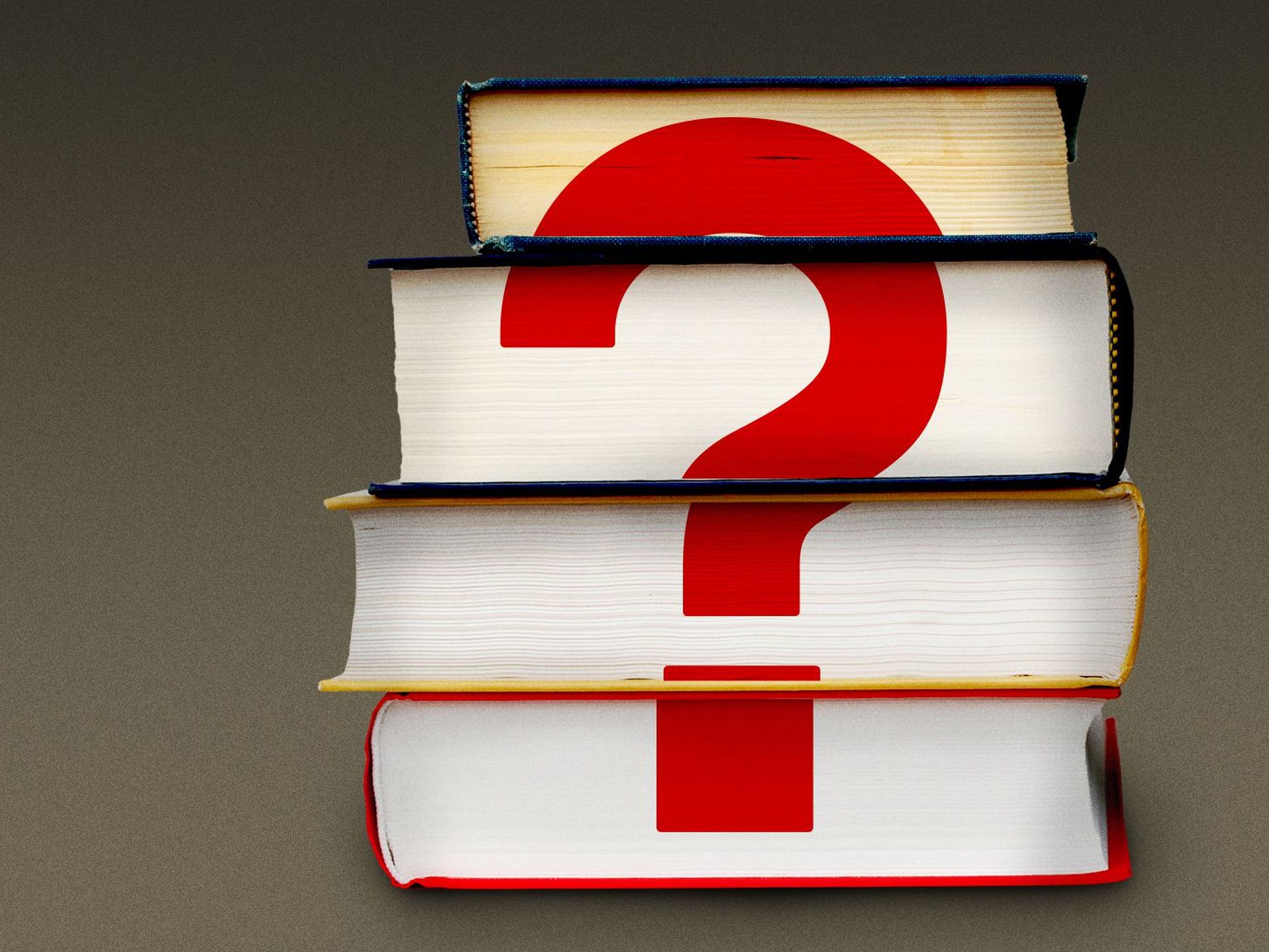 Stack Of Science Textbooks