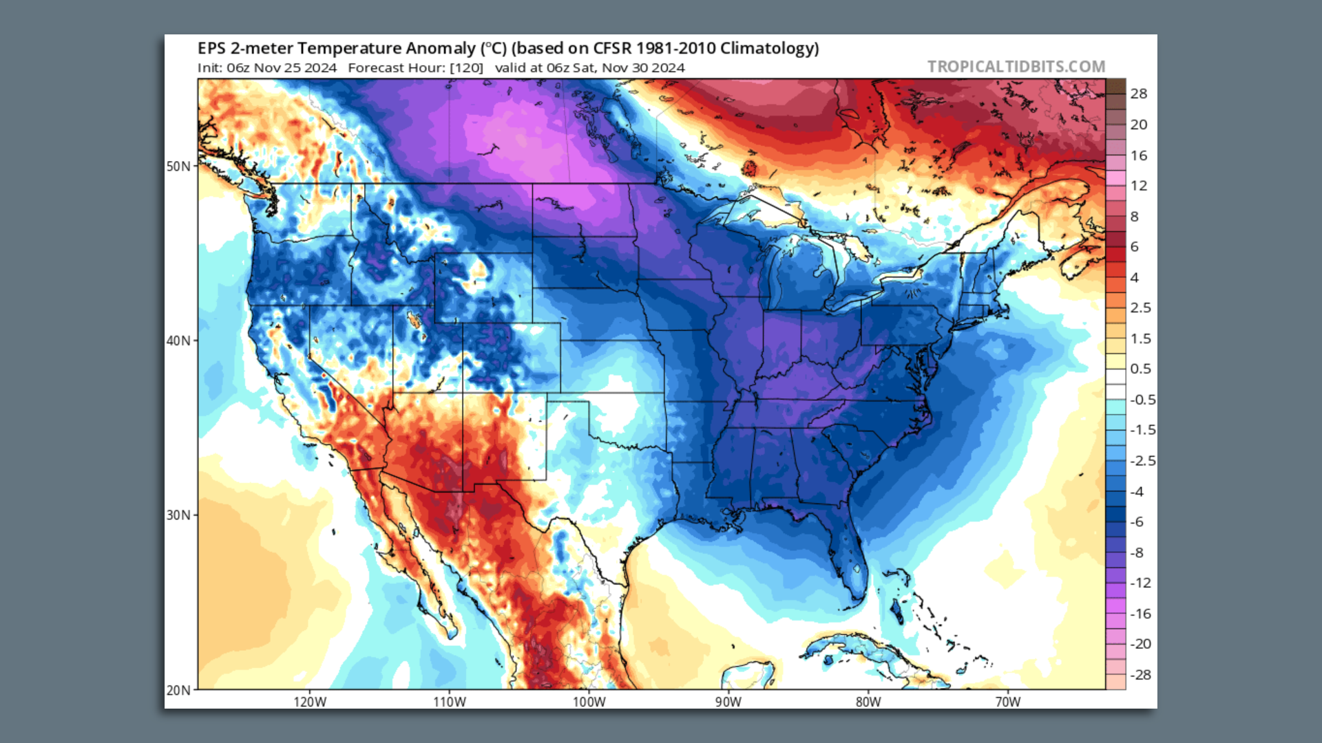 How low temperatures will go as arctic air to sweep Midwest, East