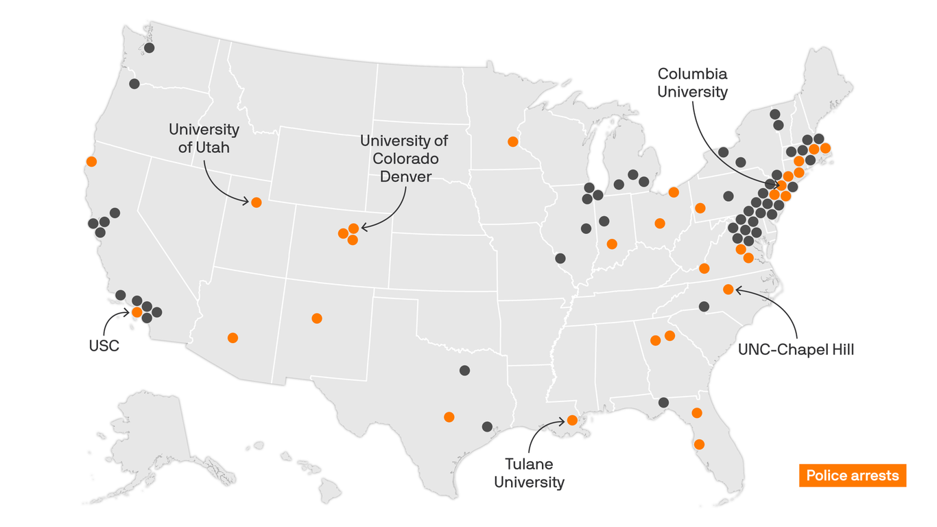 Pro-Palestine protest at VCU in Richmond ends with pepper spray and 13 ...