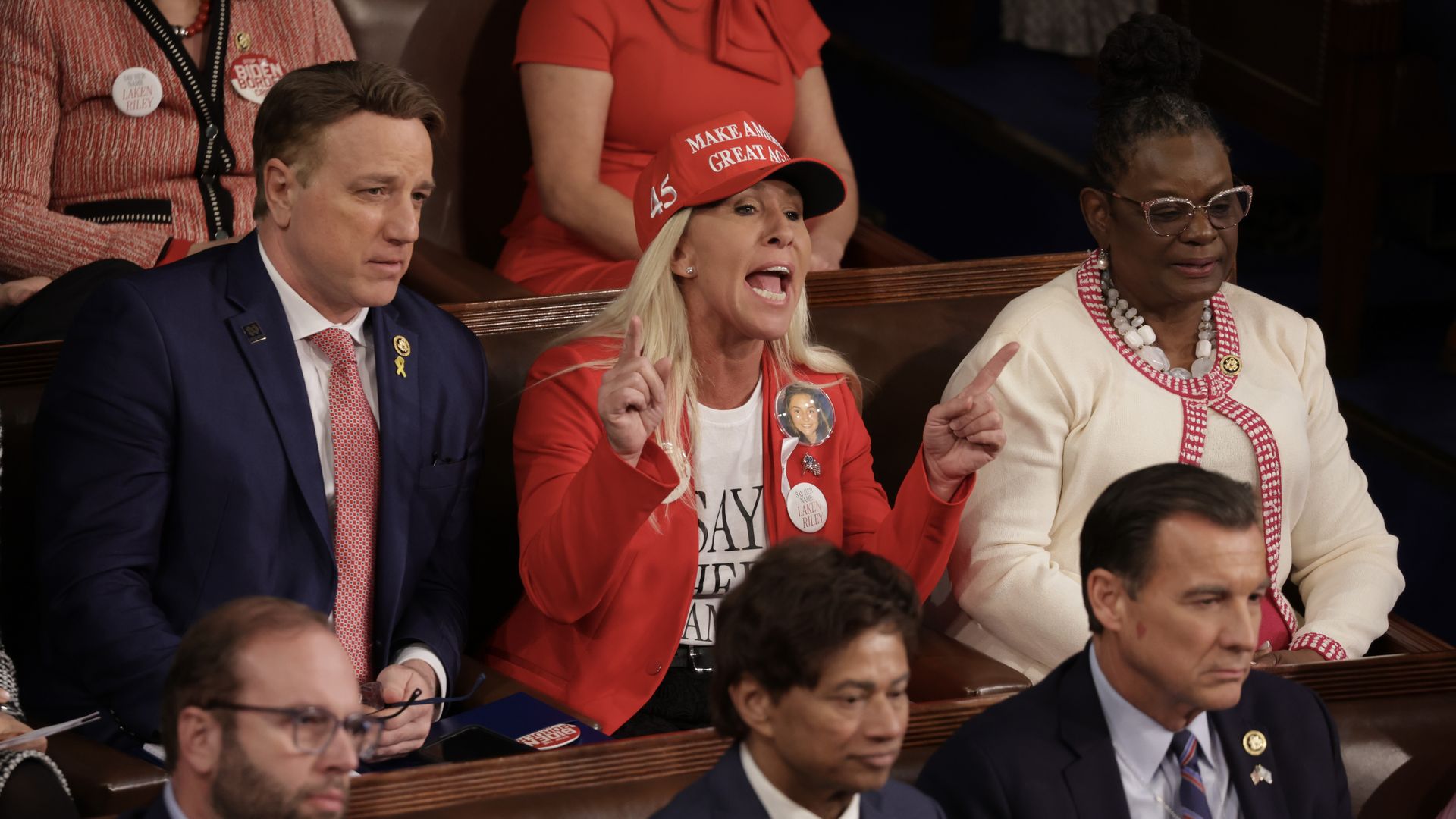 House Republicans defy Mike Johnson on heckling Biden