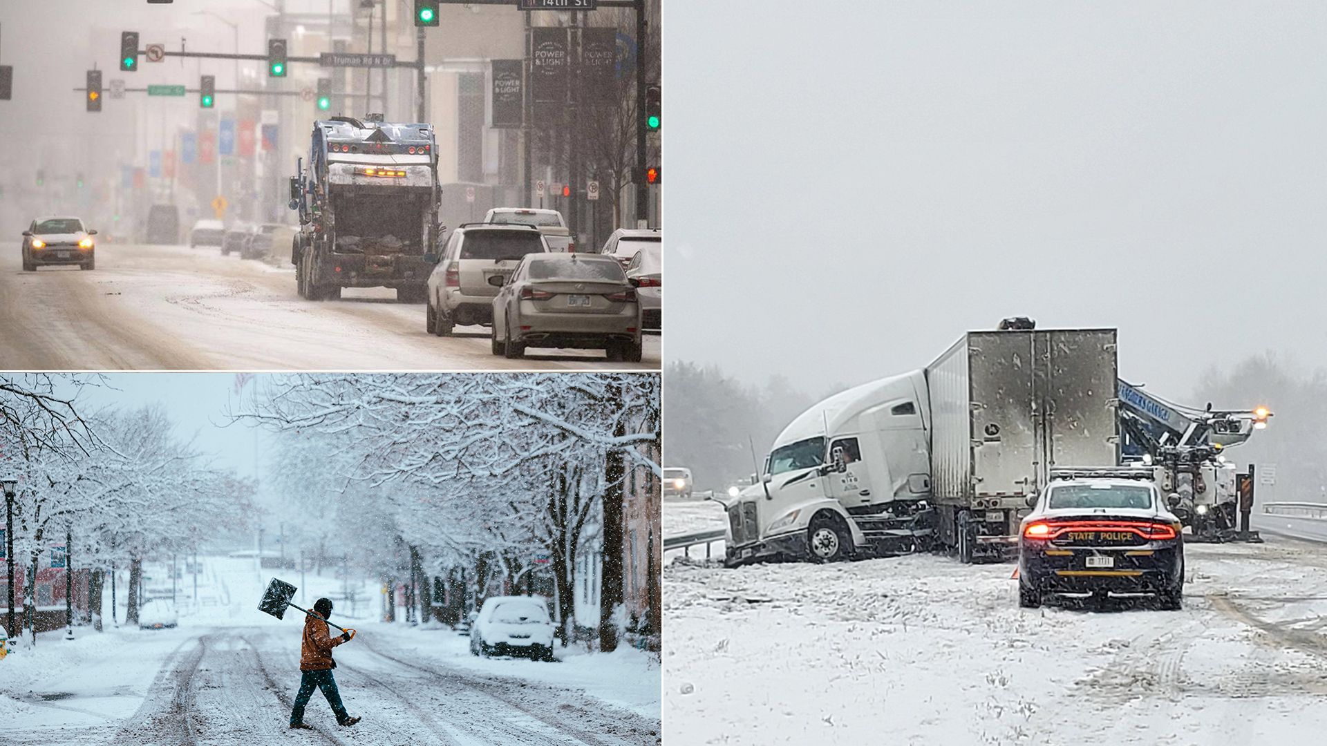 Photos: Cold weather grips U.S. as temperatures sink in winter storm