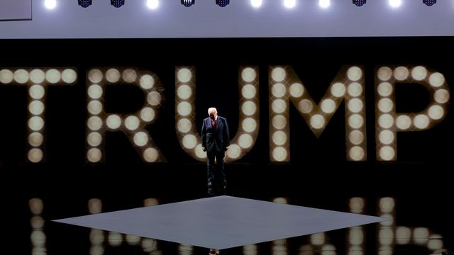 Trump tramples unity theme in two-act convention speech