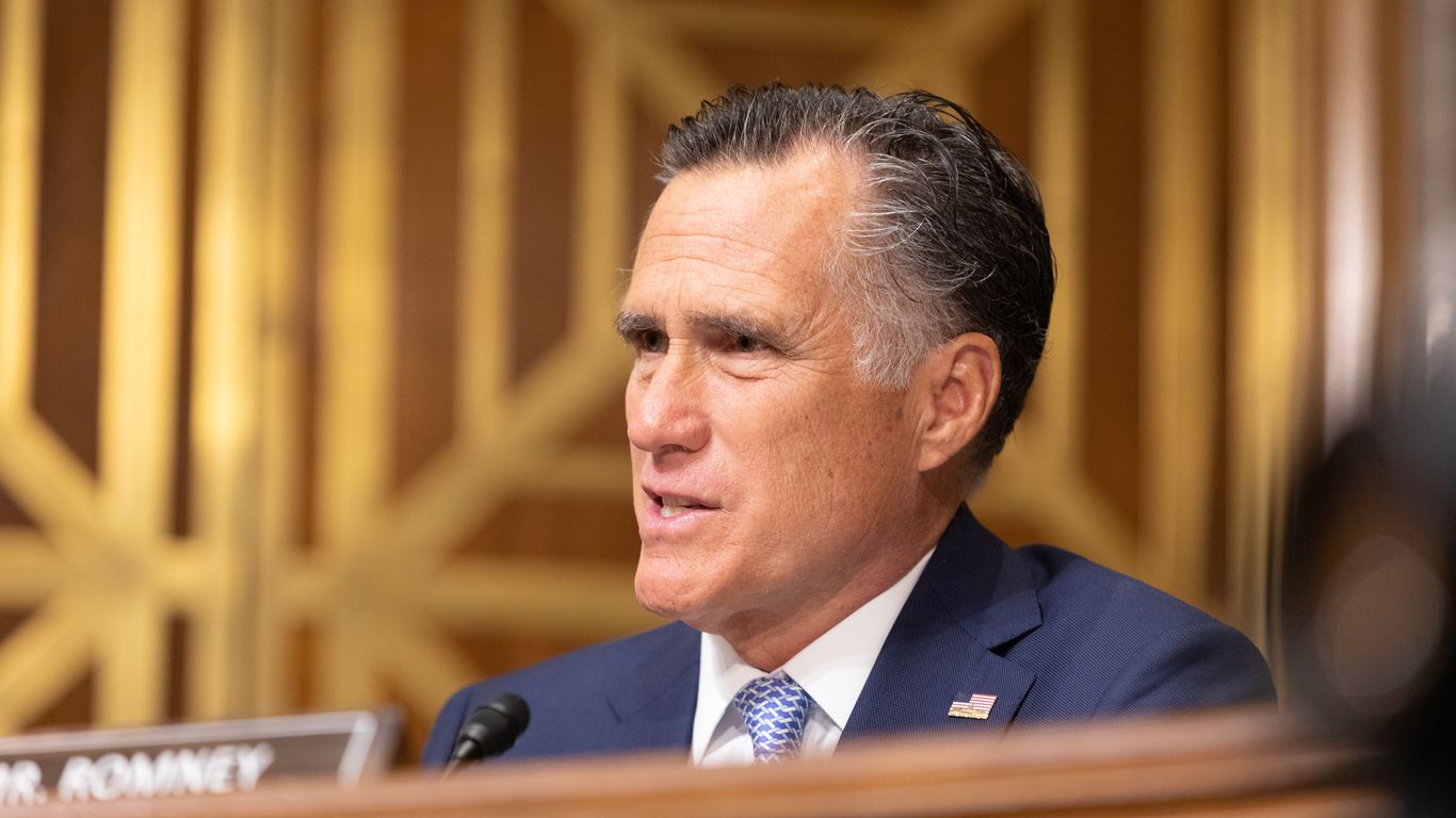 Romney dismisses Trump tweets, falsely claims not to follow him