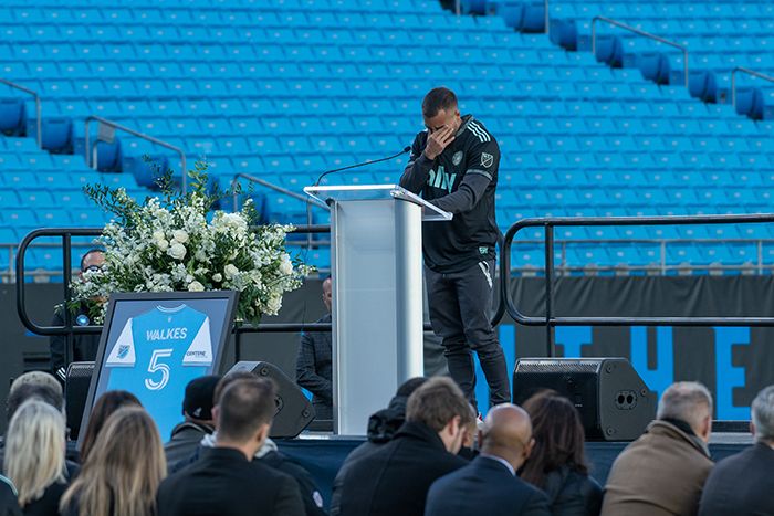 Photos: A celebration of the life of Charlotte FC player Anton Walkes ...