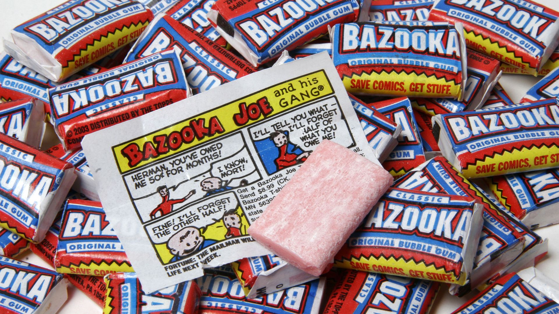 Bazooka Candy up for sale