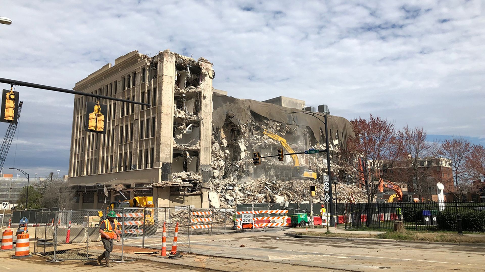 Uptown’s Polk Building demolished to make way for apartment tower with ...