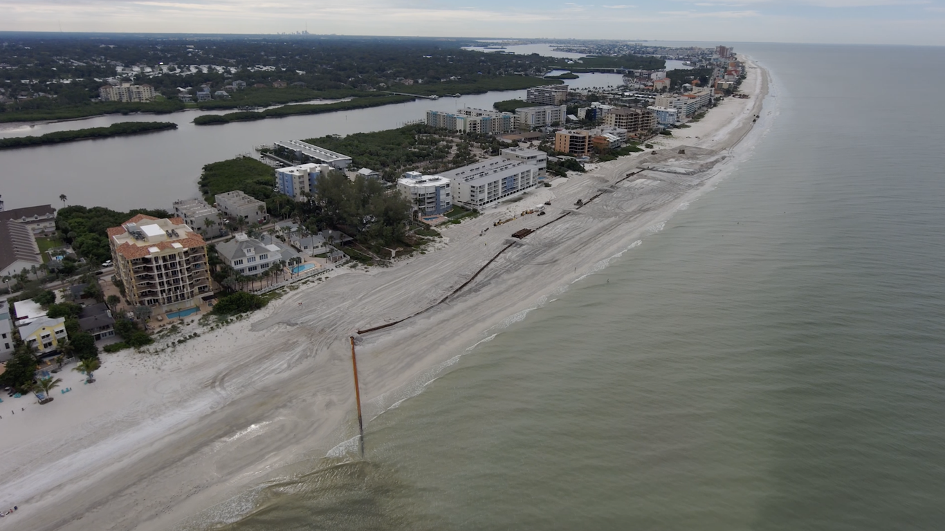 Pinellas beach renourishment underway - Axios Tampa Bay