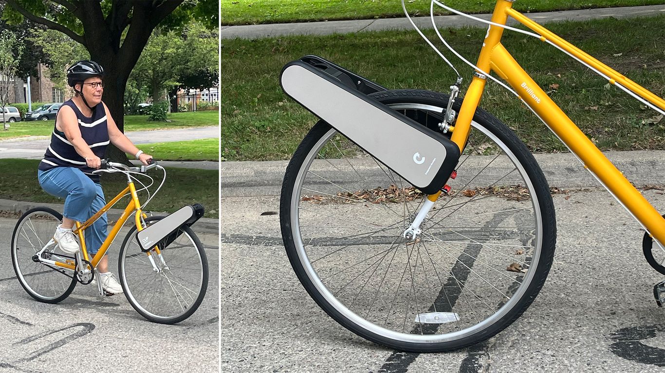 CLIP's clip-on motor turns regular bikes into e-bikes