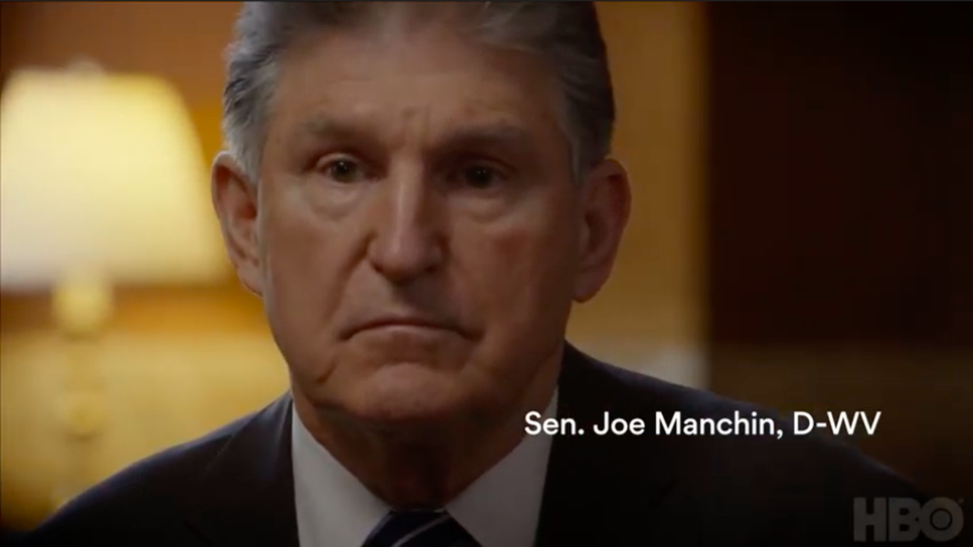 "Axios on HBO" interviews Sen. Joe Manchin