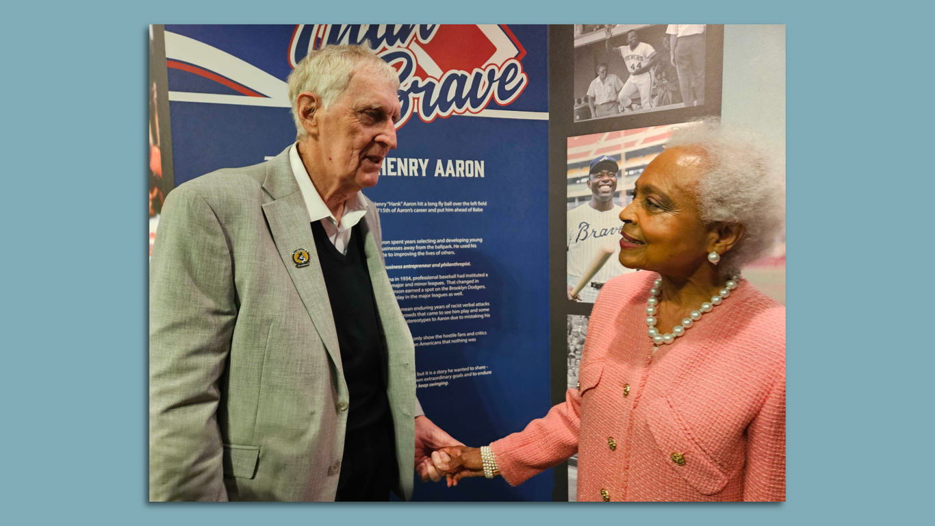 1 pic to go: Hank Aaron exhibit opens to public - Axios Atlanta