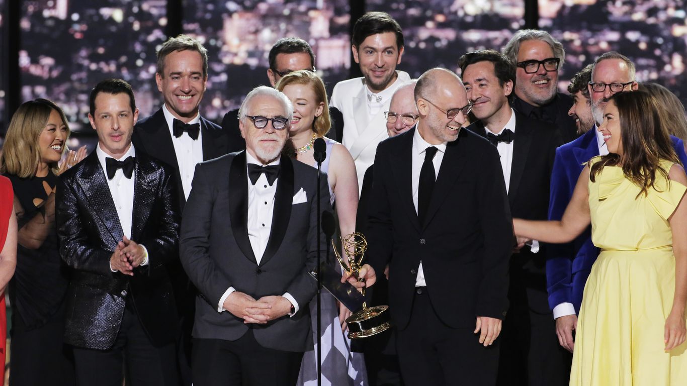 Emmy Awards: HBO's "Succession," Apple's "Ted Lasso" win
