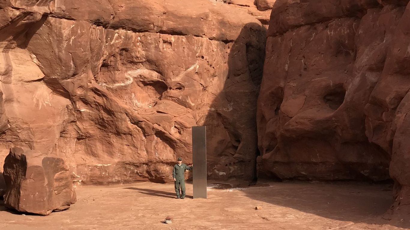 New monolith in Wales found years after 2020 Utah desert discovery ...