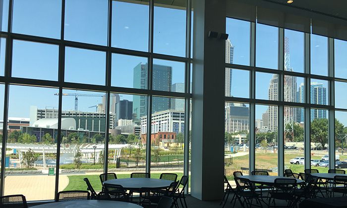 It’s that cool stacked building Uptown – take a tour of UNC Charlotte ...