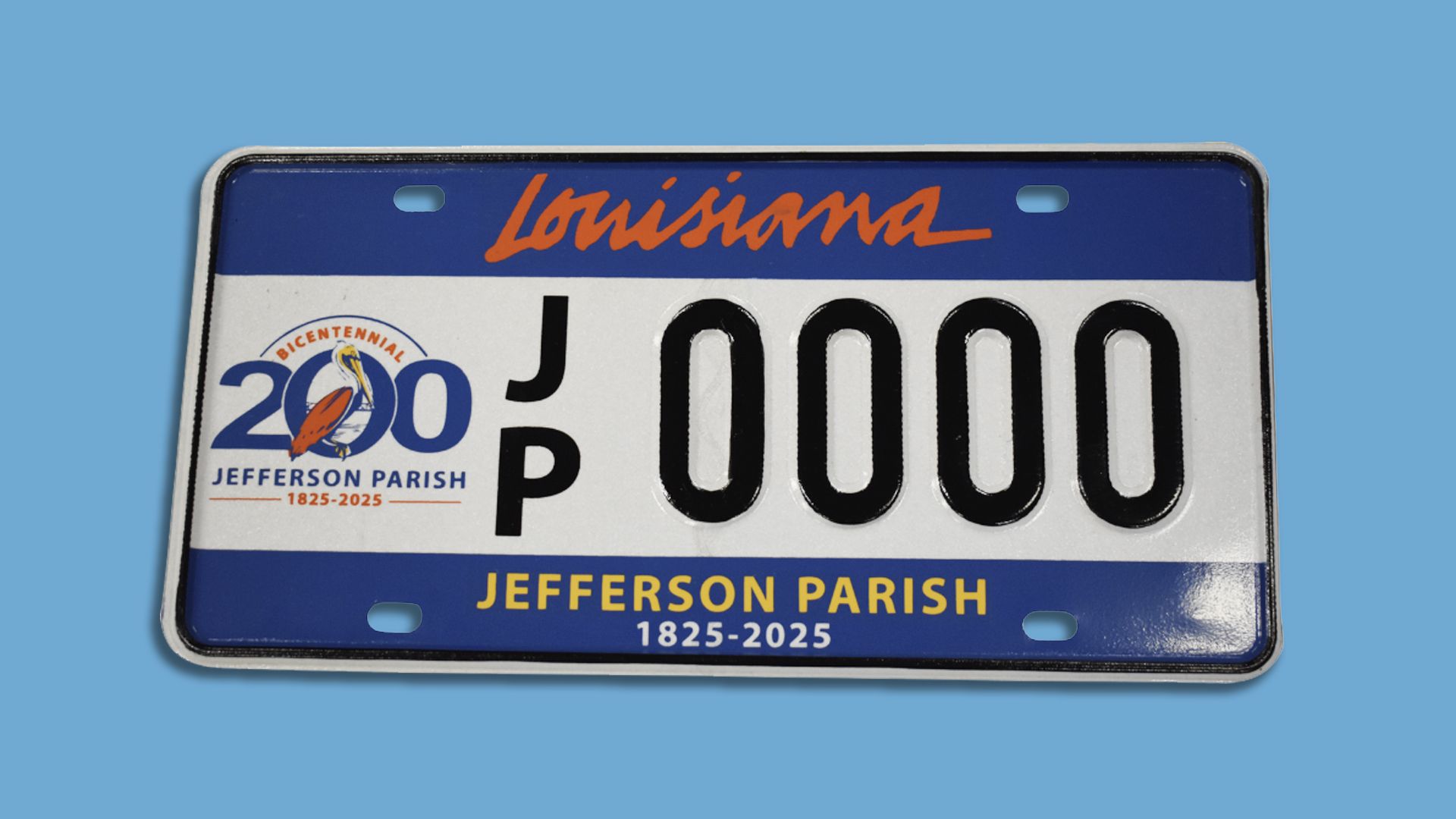 How to get Jefferson Parish's bicentennial license plate - Axios New ...