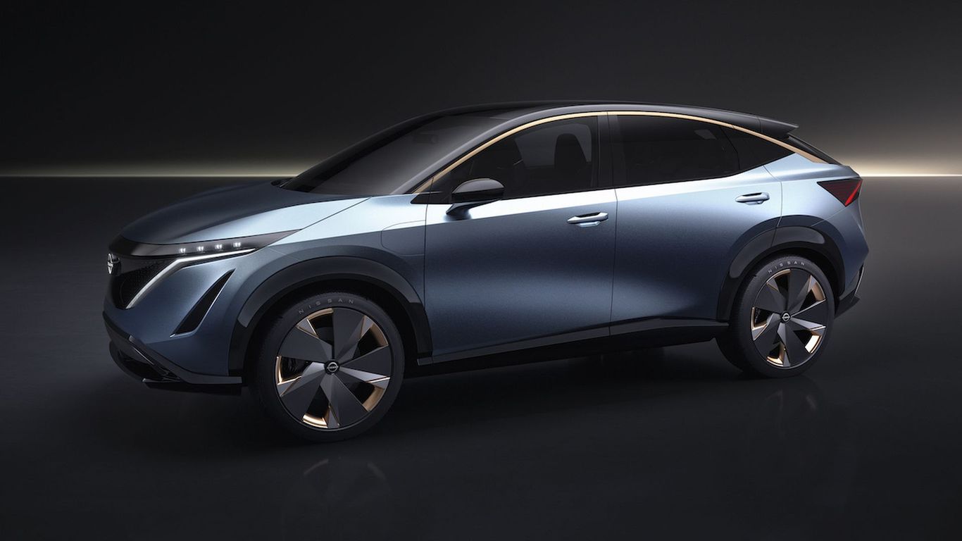 Nissan unveils electric crossover concept