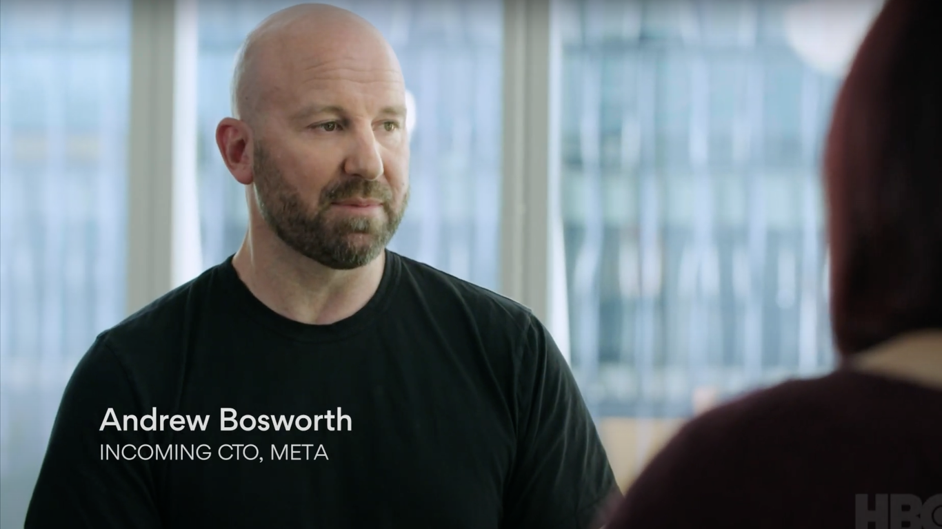 "Axios on HBO" interviews incoming Meta CTO Andrew ‘Boz’ Bosworth