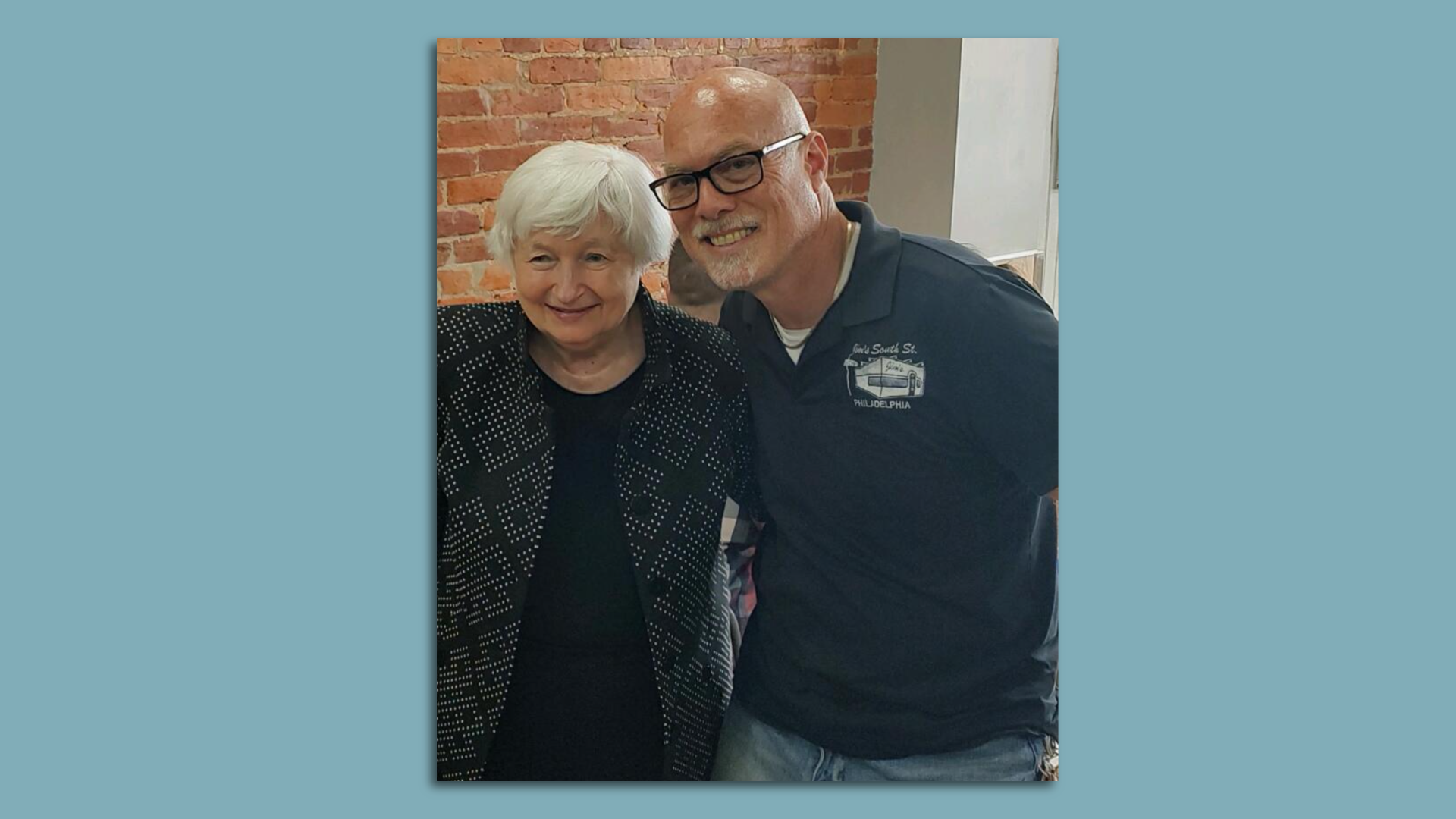 Janet Yellen's cheesesteak order at Jim's Steaks in Philadelphia ...