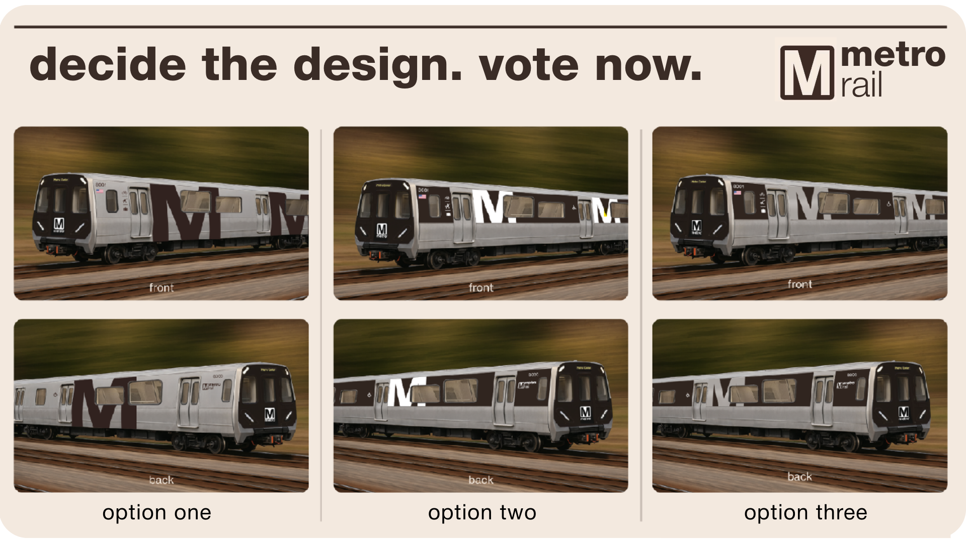 Vote for D.C. Metro's new train design for its 8000 series - Axios ...