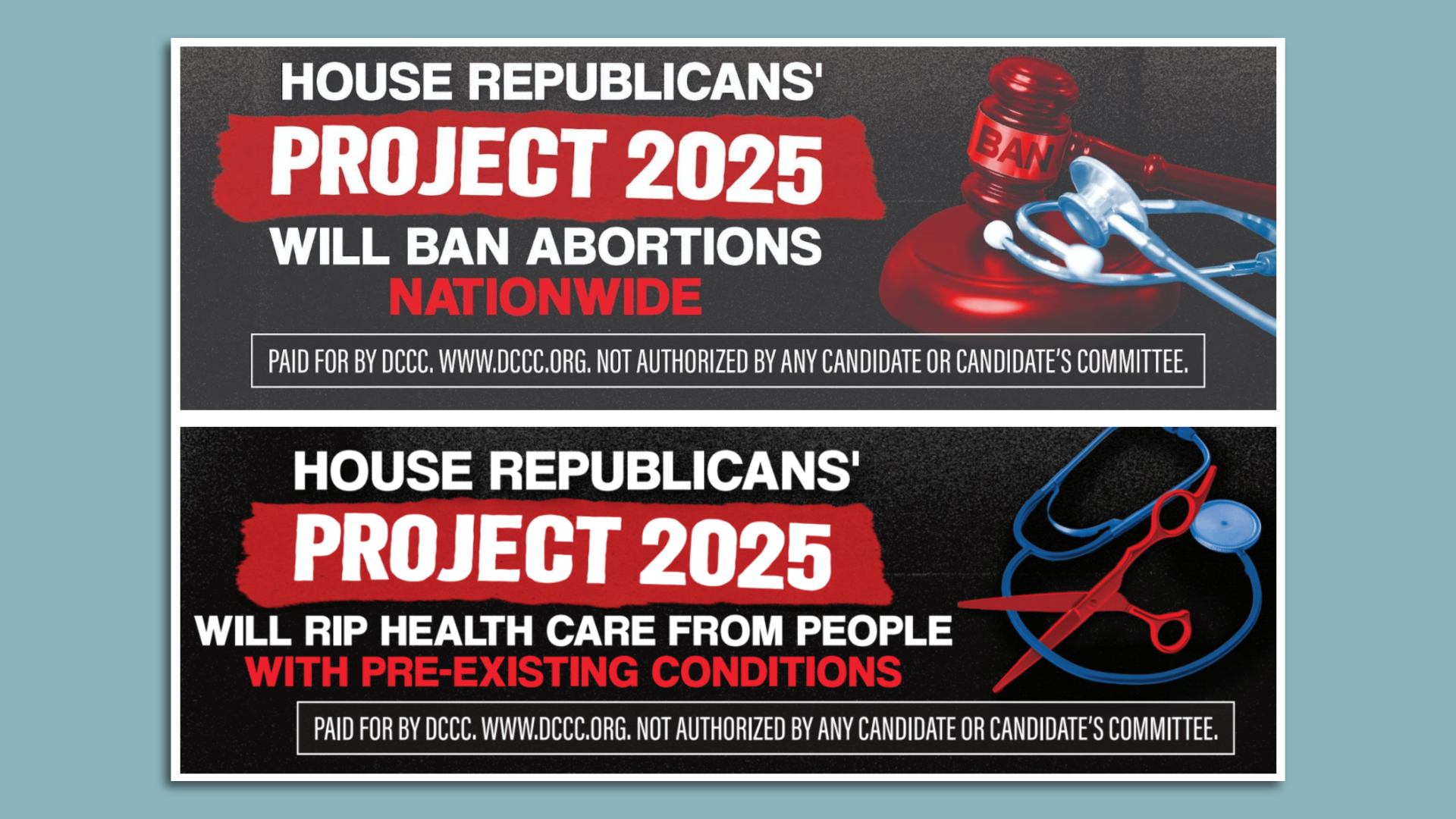 House Democrats blitz dozens of Republicans over Project 2025