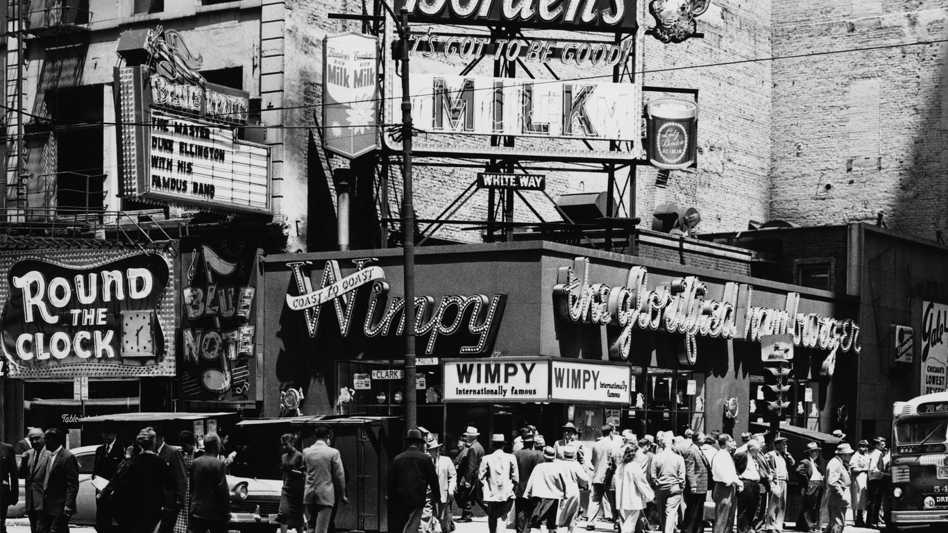 Before the skyscrapers: Uncovering a 1958 photo of the corner of Clark ...