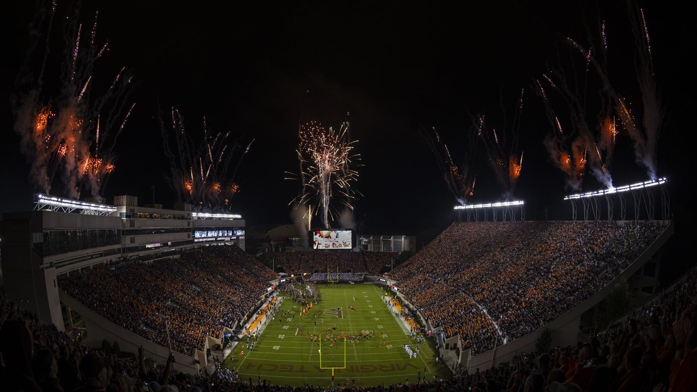 UVA, JMU and Virginia Tech spent $374K on football fireworks - Axios ...