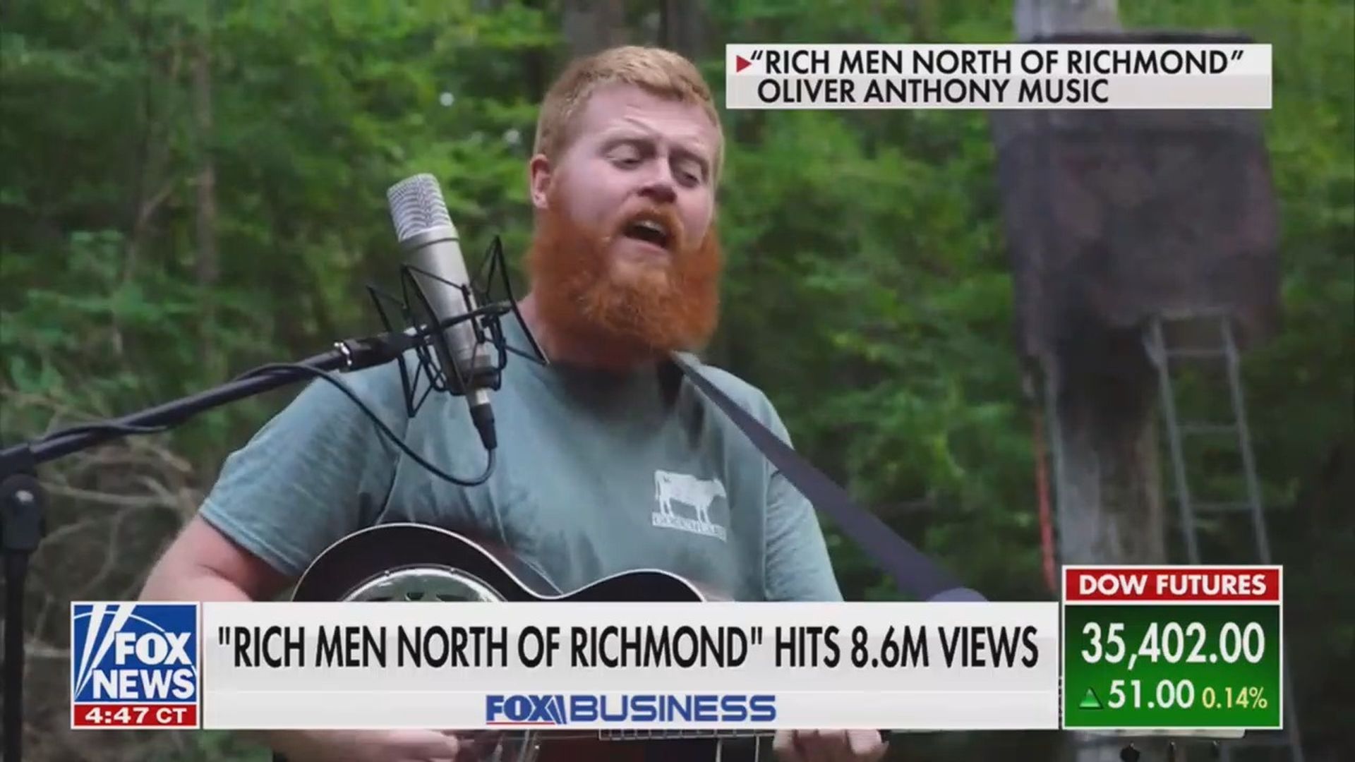 Farmville singer Oliver Anthony's "Rich Men North of Richmond" country ...