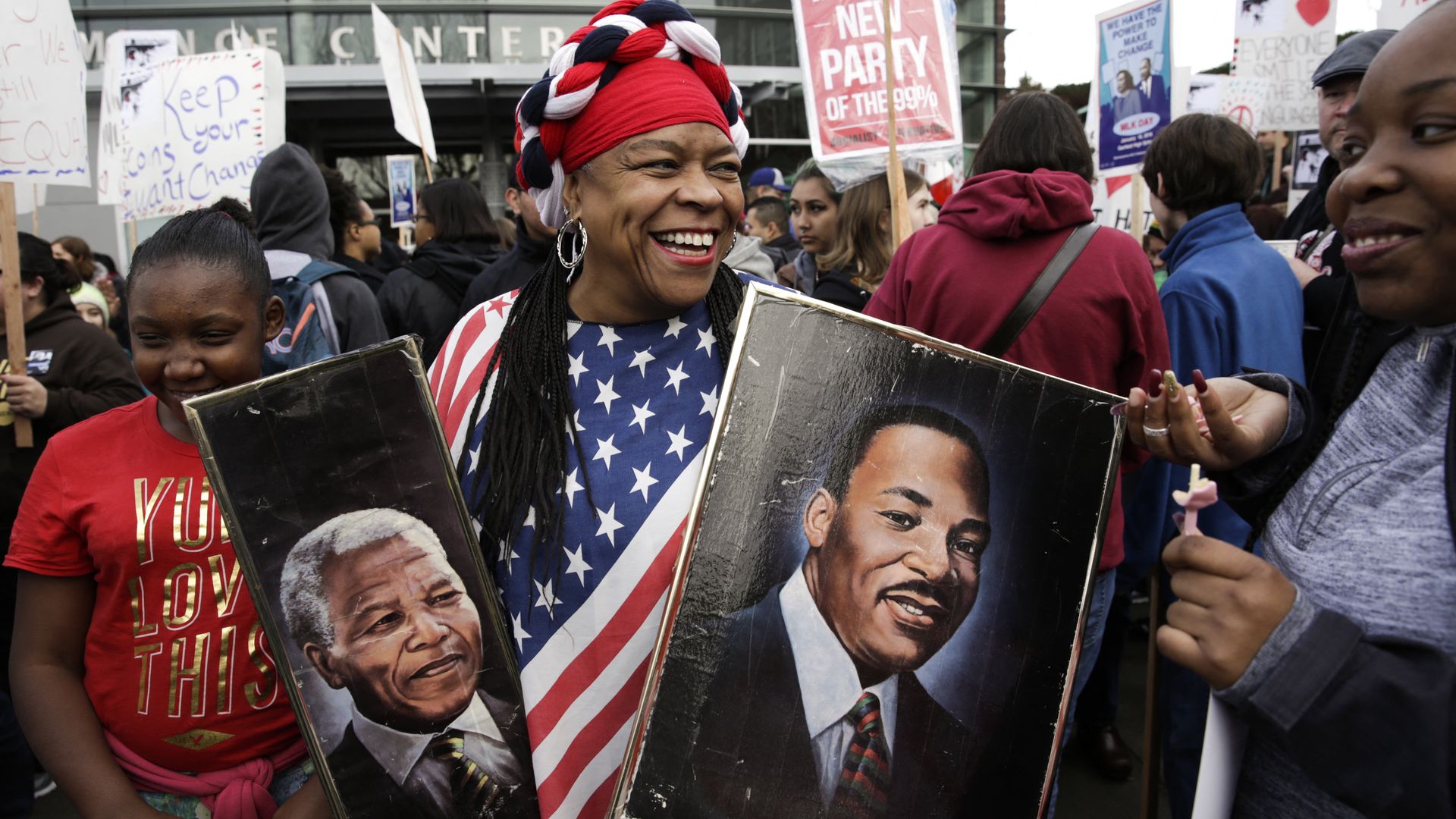 MLK Day march - Axios Seattle