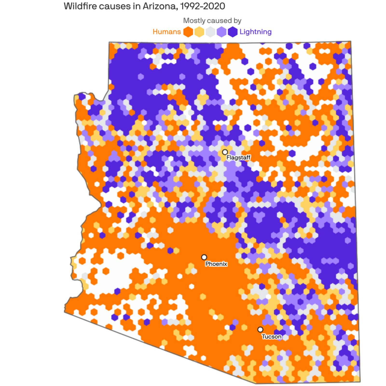 Arizona Wildfires Map