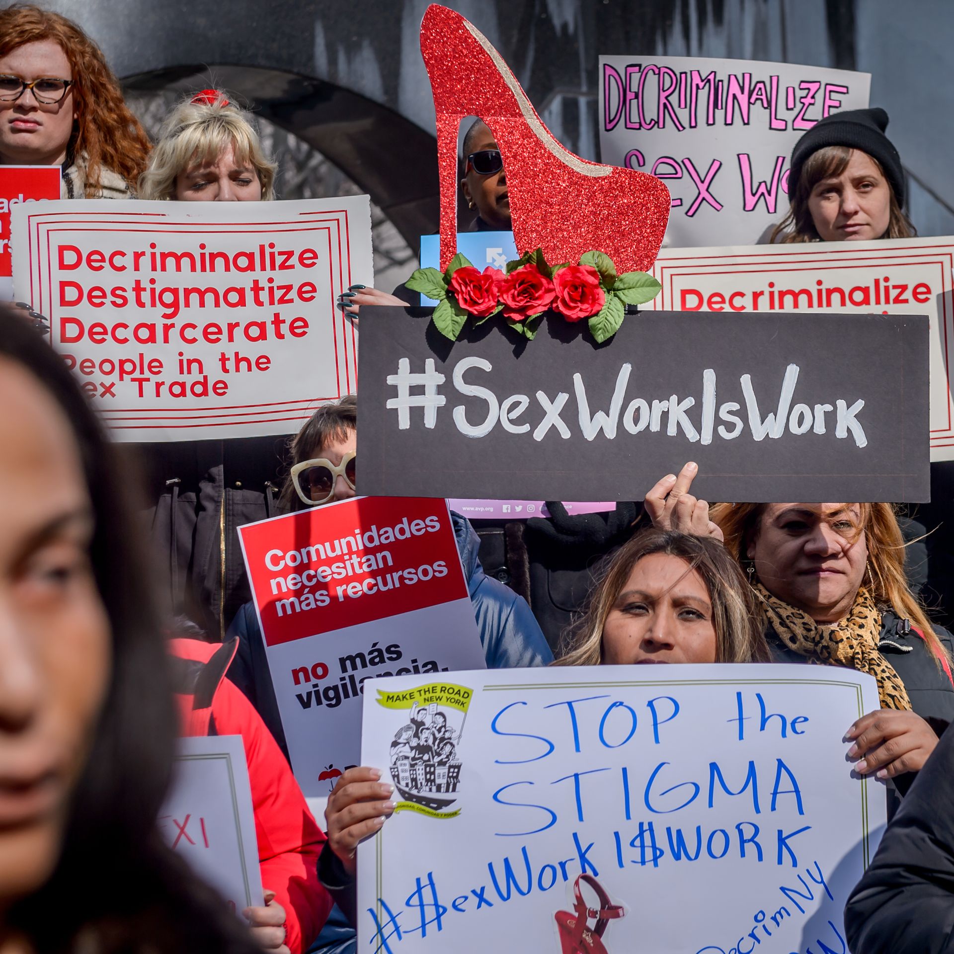 Stop Prostitution Poster