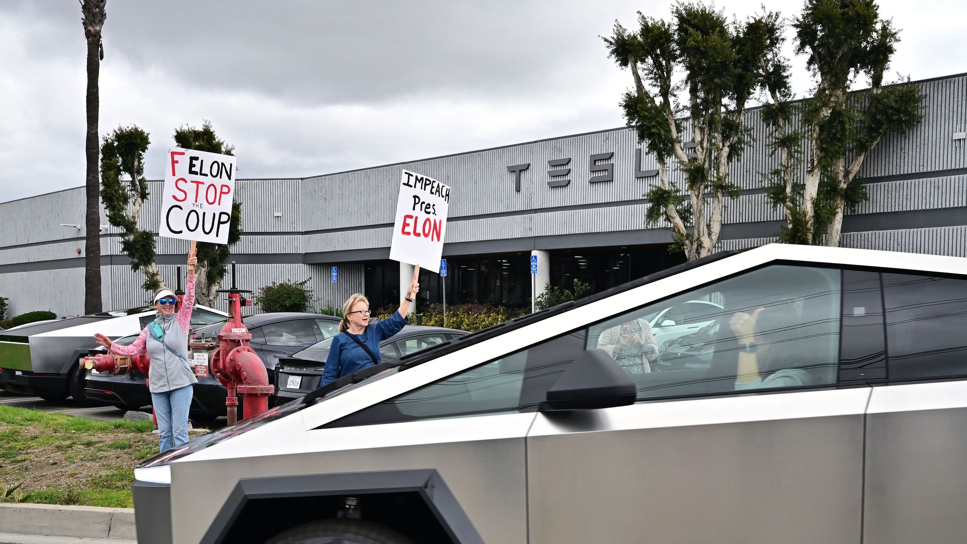 Trump's attorney general threatens "severe" punishment for Tesla vandals