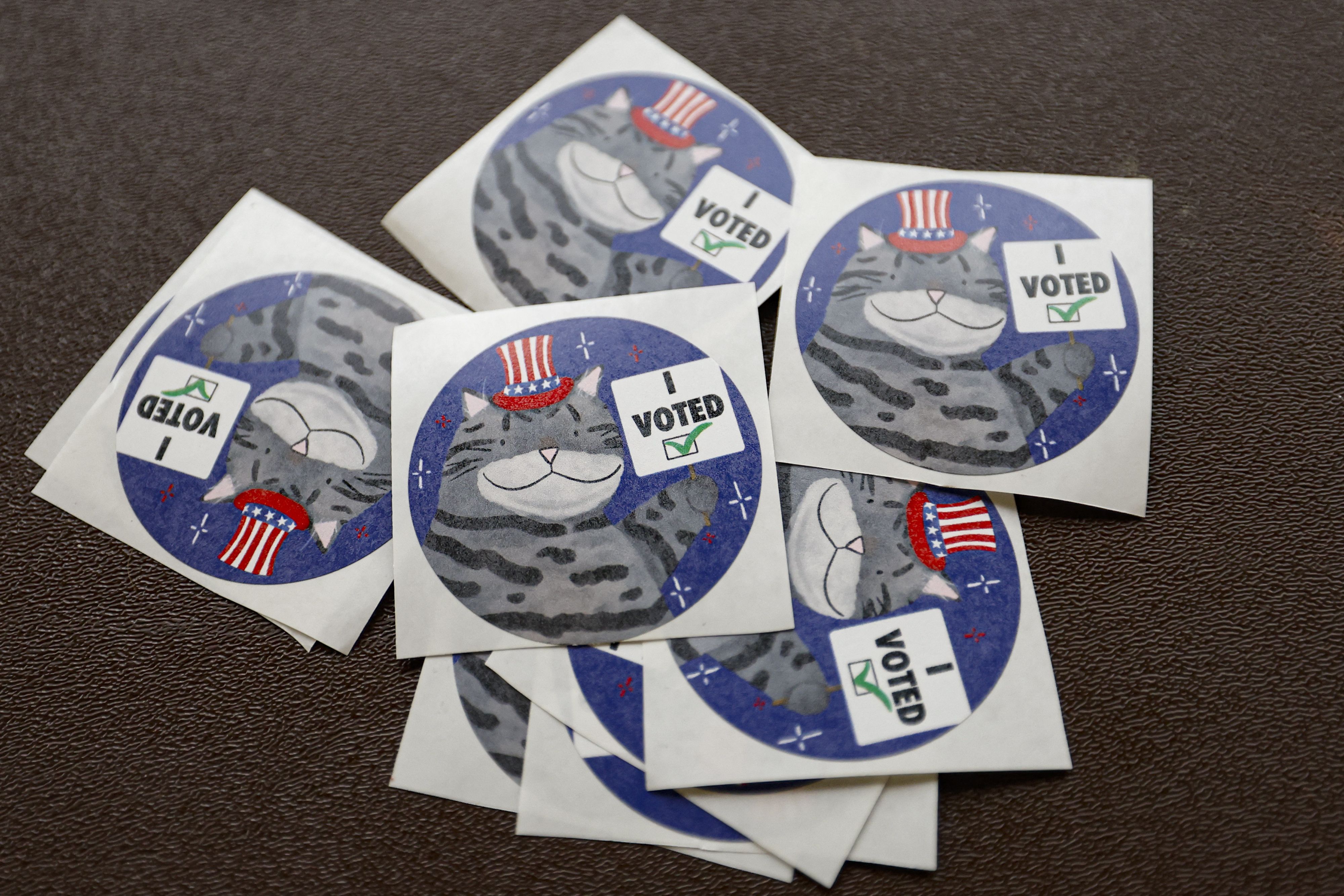 Photos: "I voted" stickers across America - Axios New Orleans