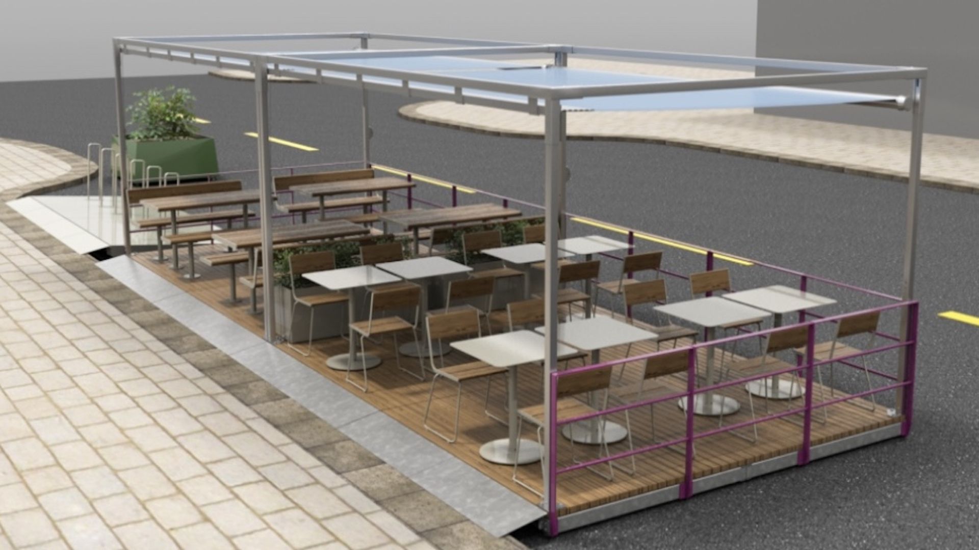 Adams Morgan streateries demolished under new D.C. program - Axios ...