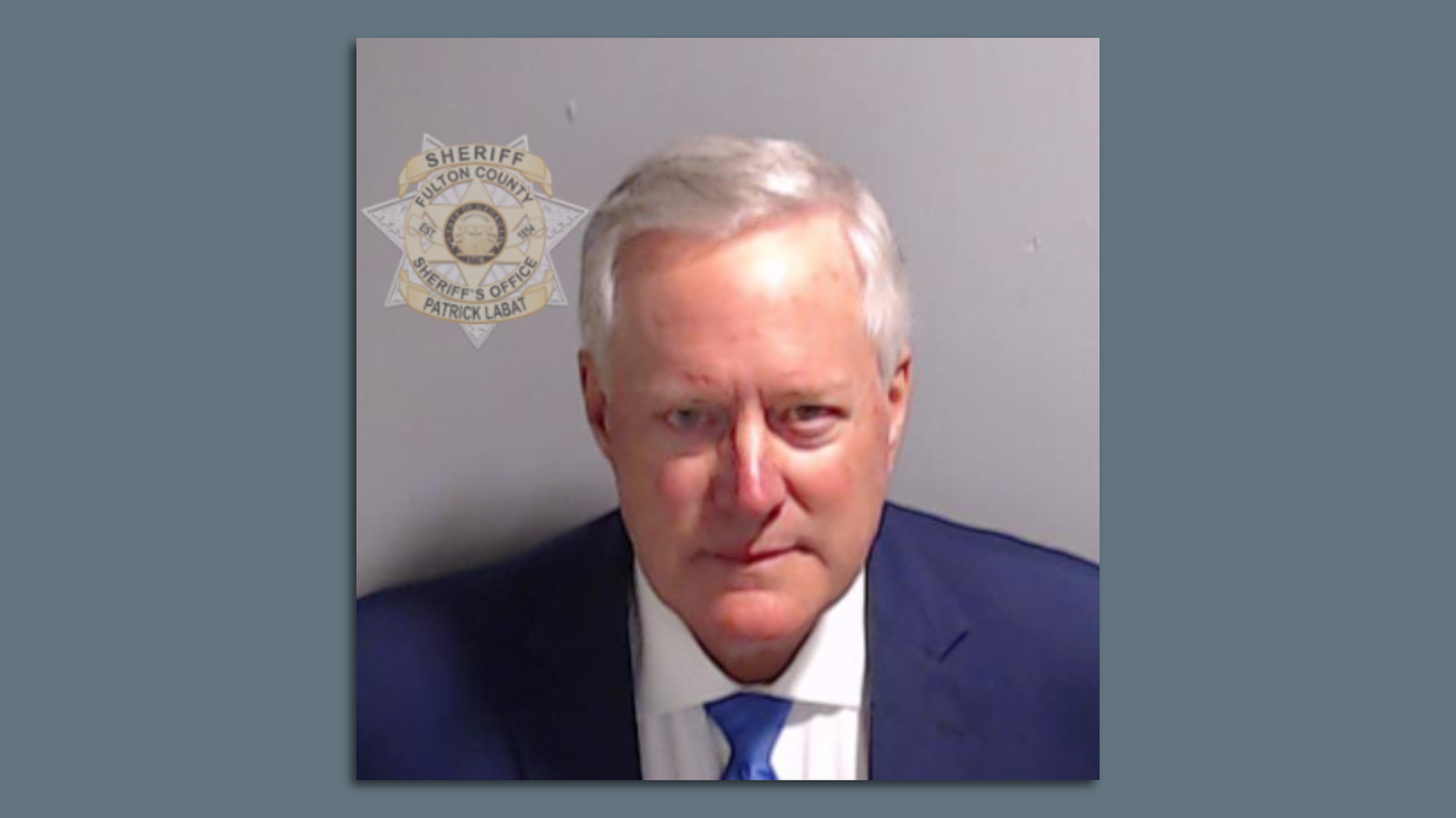 Mark Meadows surrenders to Fulton County authorities in 2020 election case