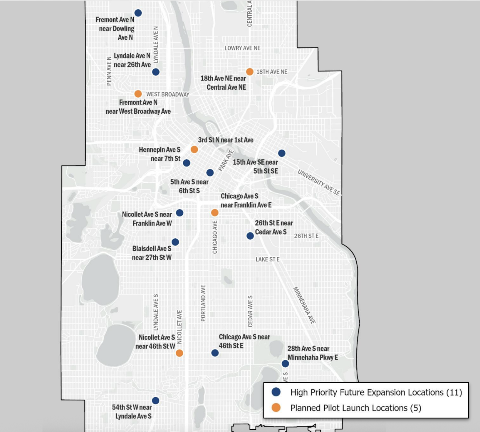 Speed cameras are coming to these 5 Minneapolis intersections - Axios ...