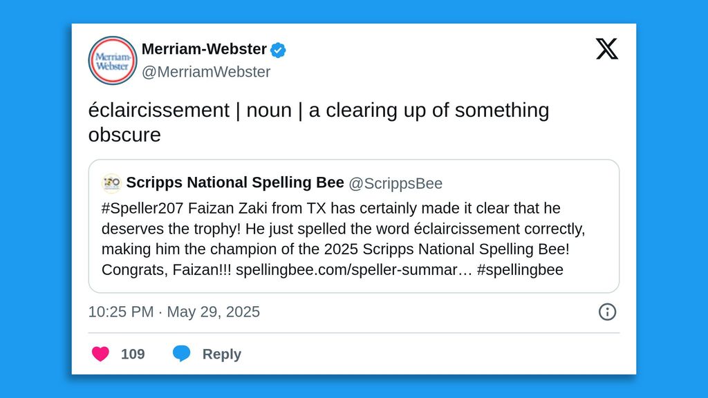 Scripps Spelling Bee 2025: Faizan Zaki wins after placing second last year